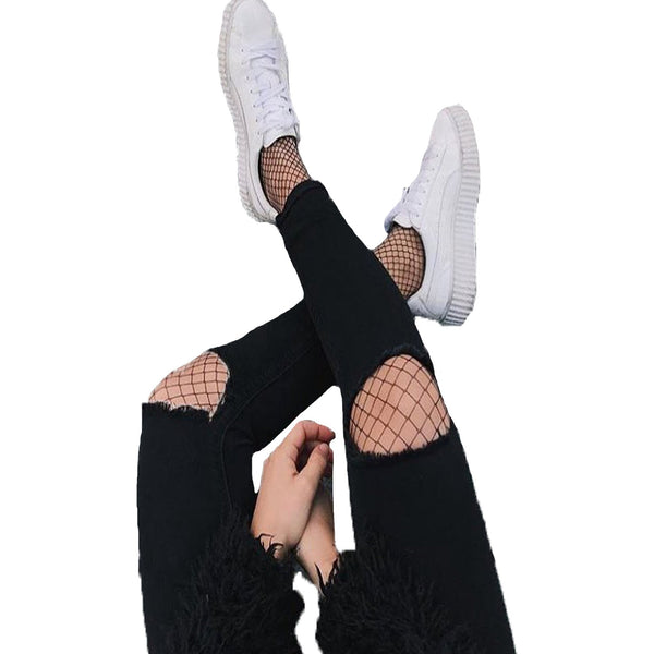 Yummy Bee Tights - Whale Net & Fishnet - Plus Size Hosiery & Lingerie